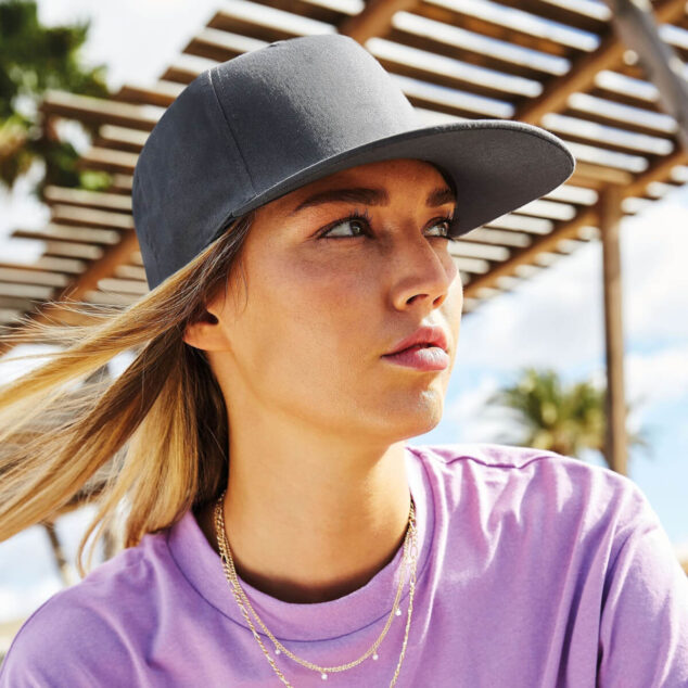 Beechfield 5 Panel Snapback Rapper Cap – Printo Wear